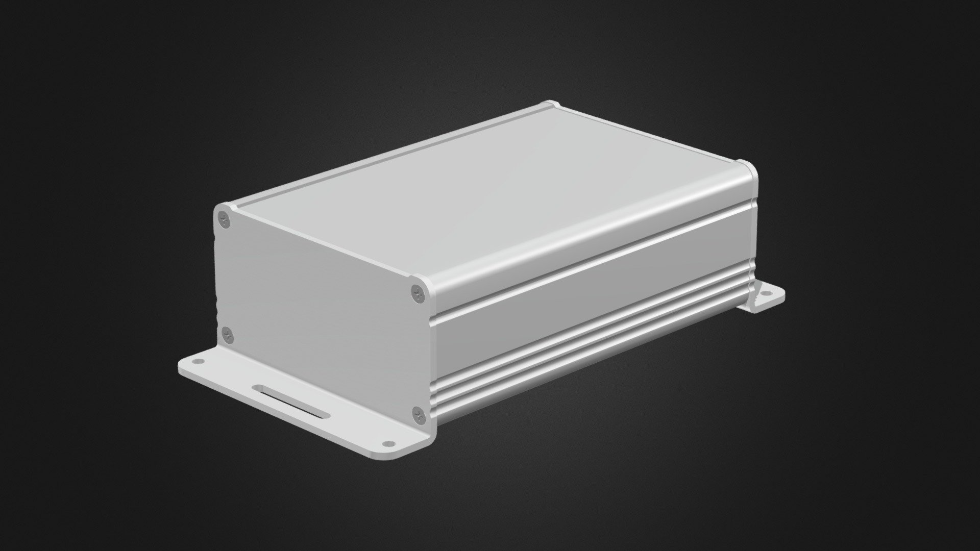 FLANGED ALUMINUM ENCLOSURE - EXF8-4-12SS - 3D model by takachitec5 ...