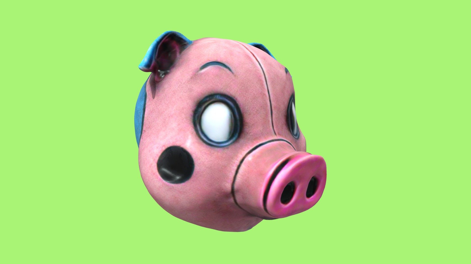 toon pig mask - Download Free 3D model by vicente betoret ferrero ...