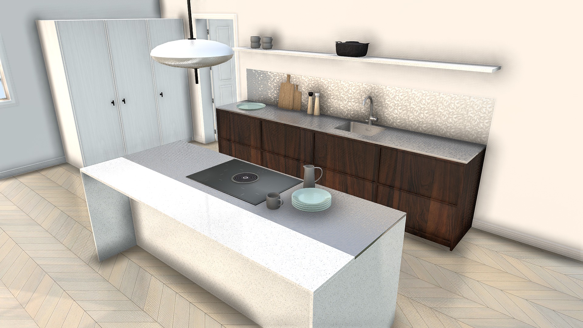 Kitchen - 3D model by avenla [af592fa] - Sketchfab