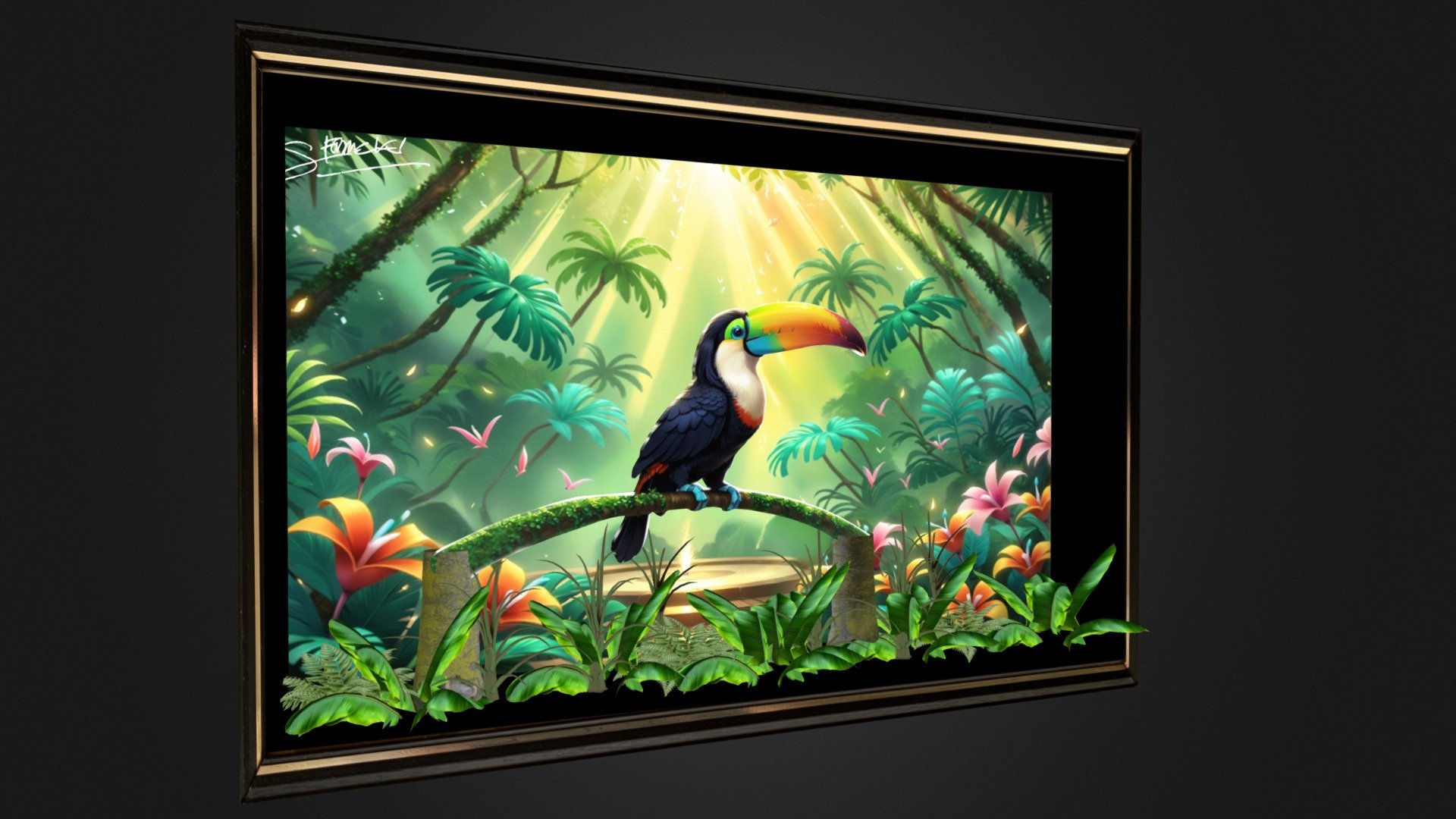 Toucan v3 - 3D model by Art-Conan [af59da5] - Sketchfab