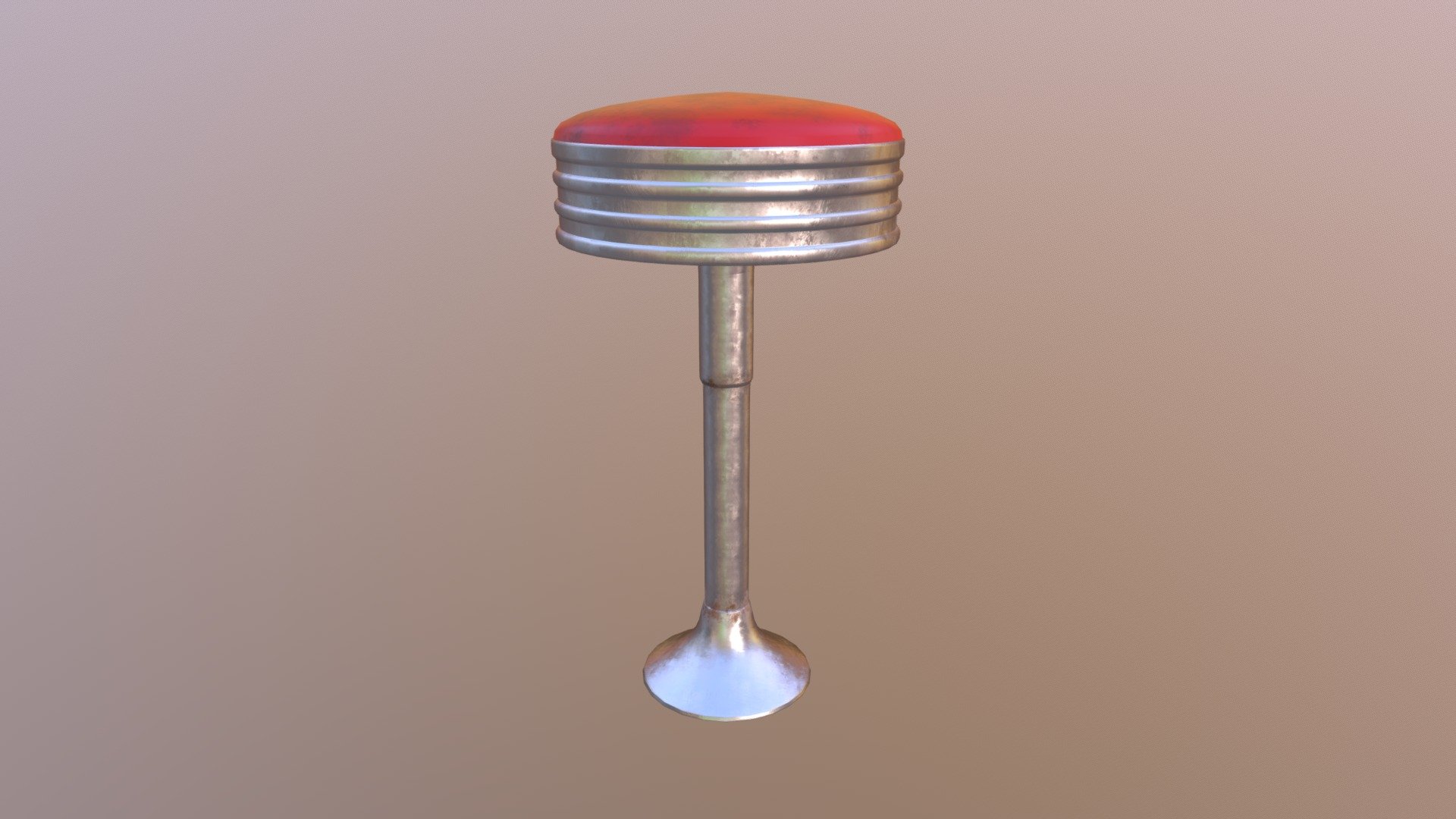 Diner Stool - 3D model by Maritza Dominguez (@dominguezm) [af5acd0 ...