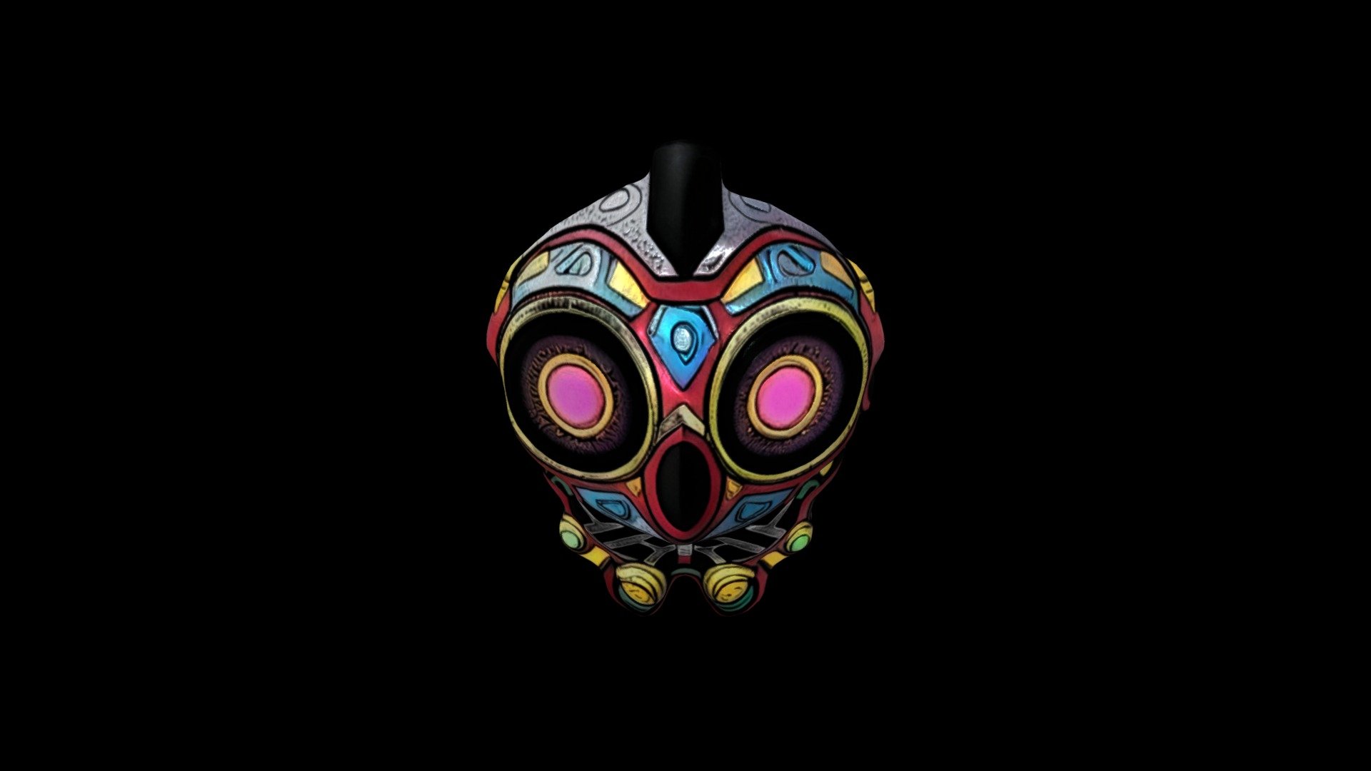 Happy Mask 534 - Download Free 3D model by klrxyz [af5c392] - Sketchfab