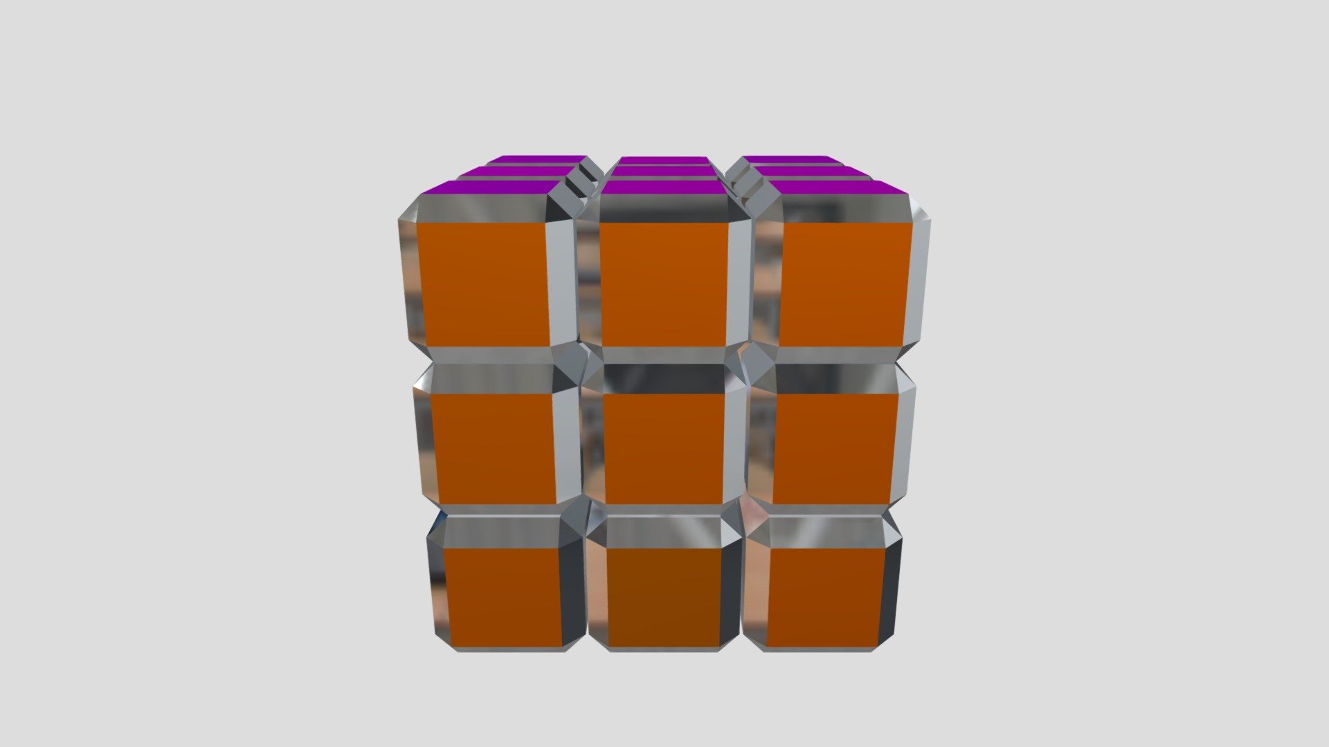Rubik's Cube (Made of metal)(FREE) - Download Free 3D model by TensoR ...