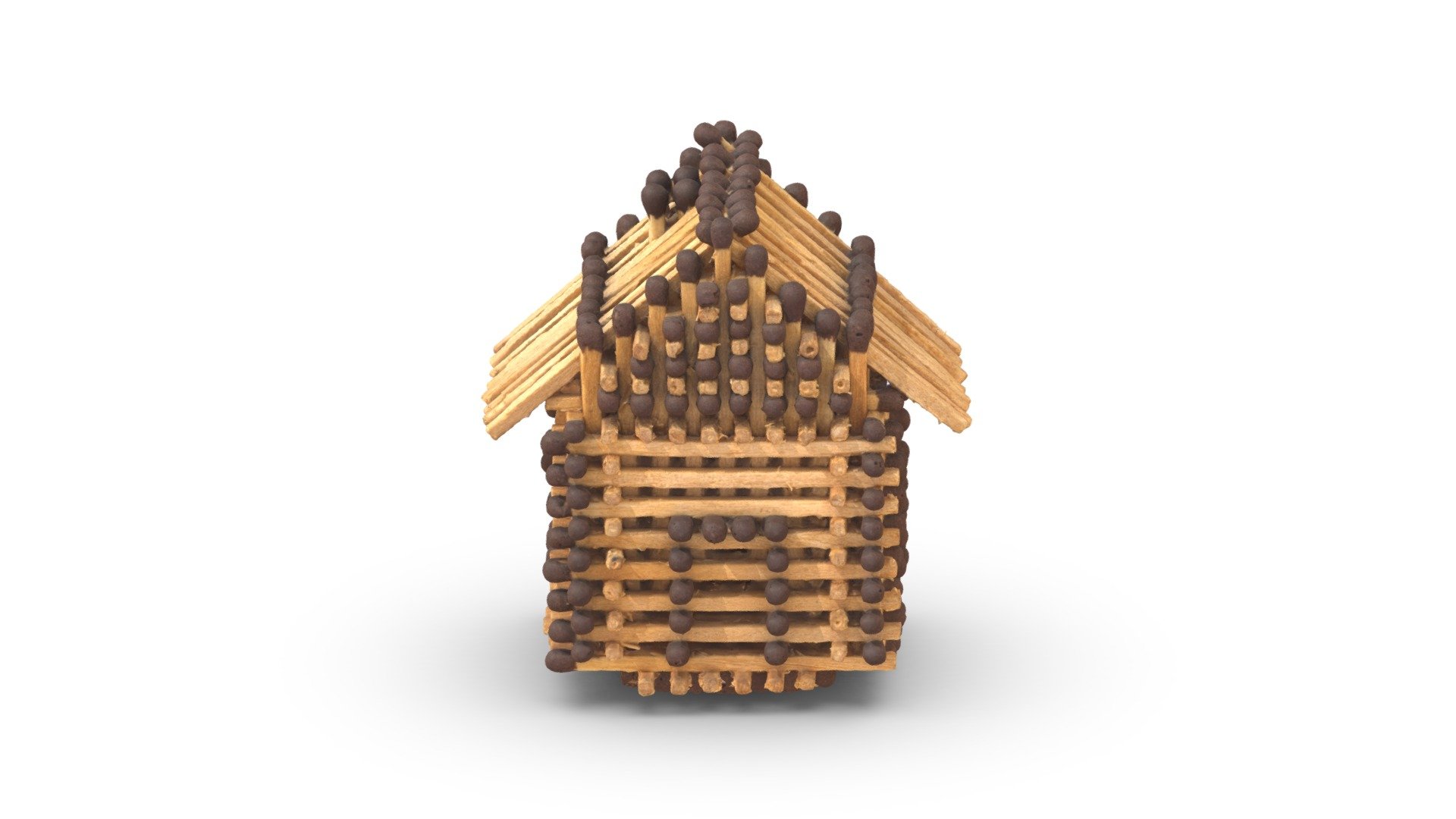 Match House - Download Free 3D model by Gabo Gatchava (@g.ghatchava ...