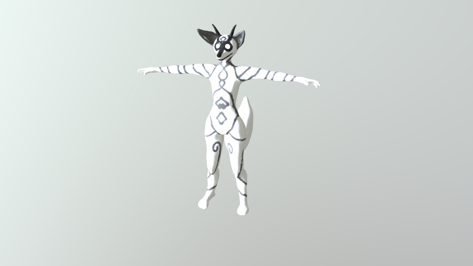Spoopy Halloween Fox - 3D model by wynter [af601c3] - Sketchfab