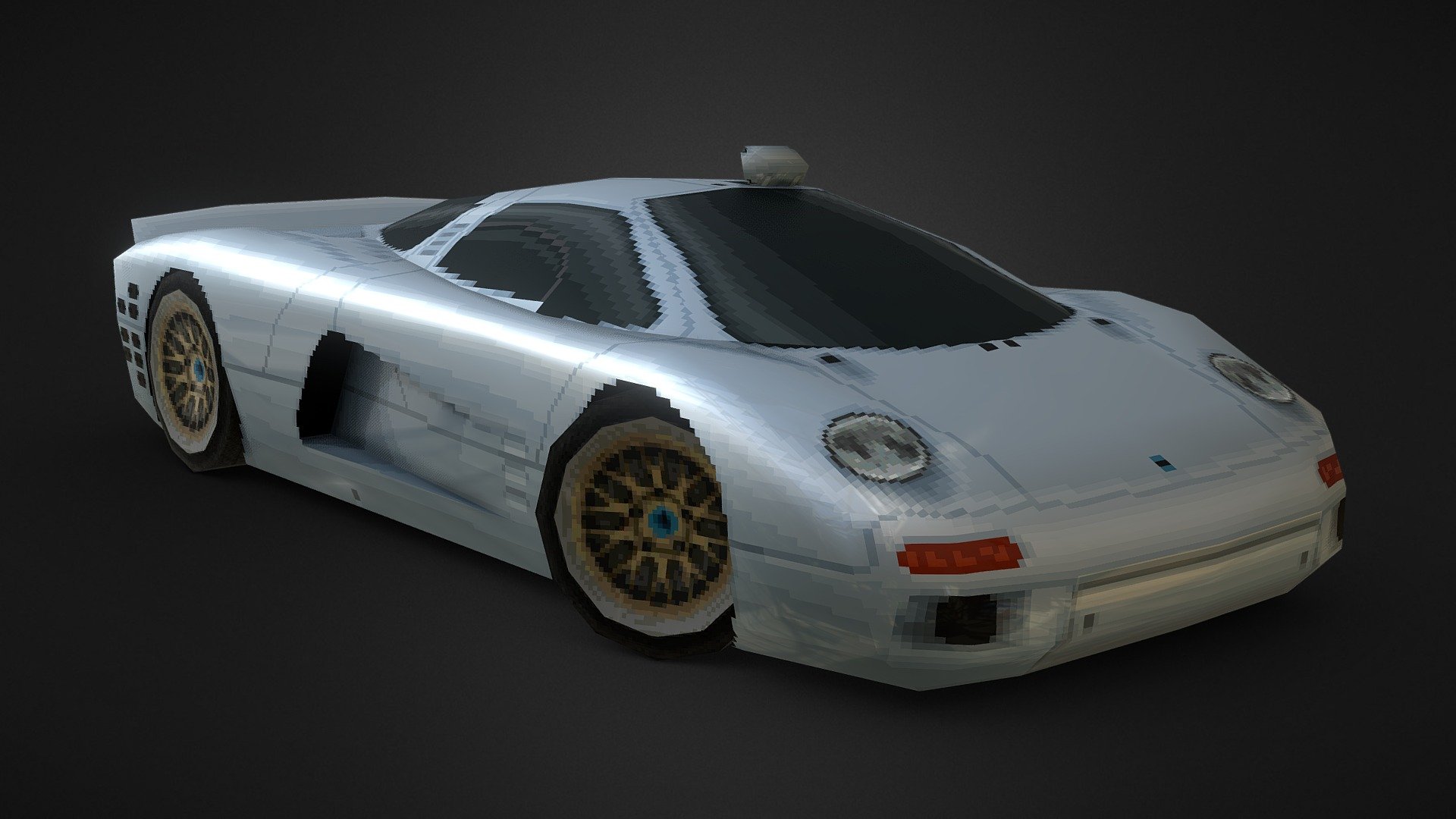Isdera Commendatore 112i [GT2/PSX Style] - 3D model by Samuel M ...