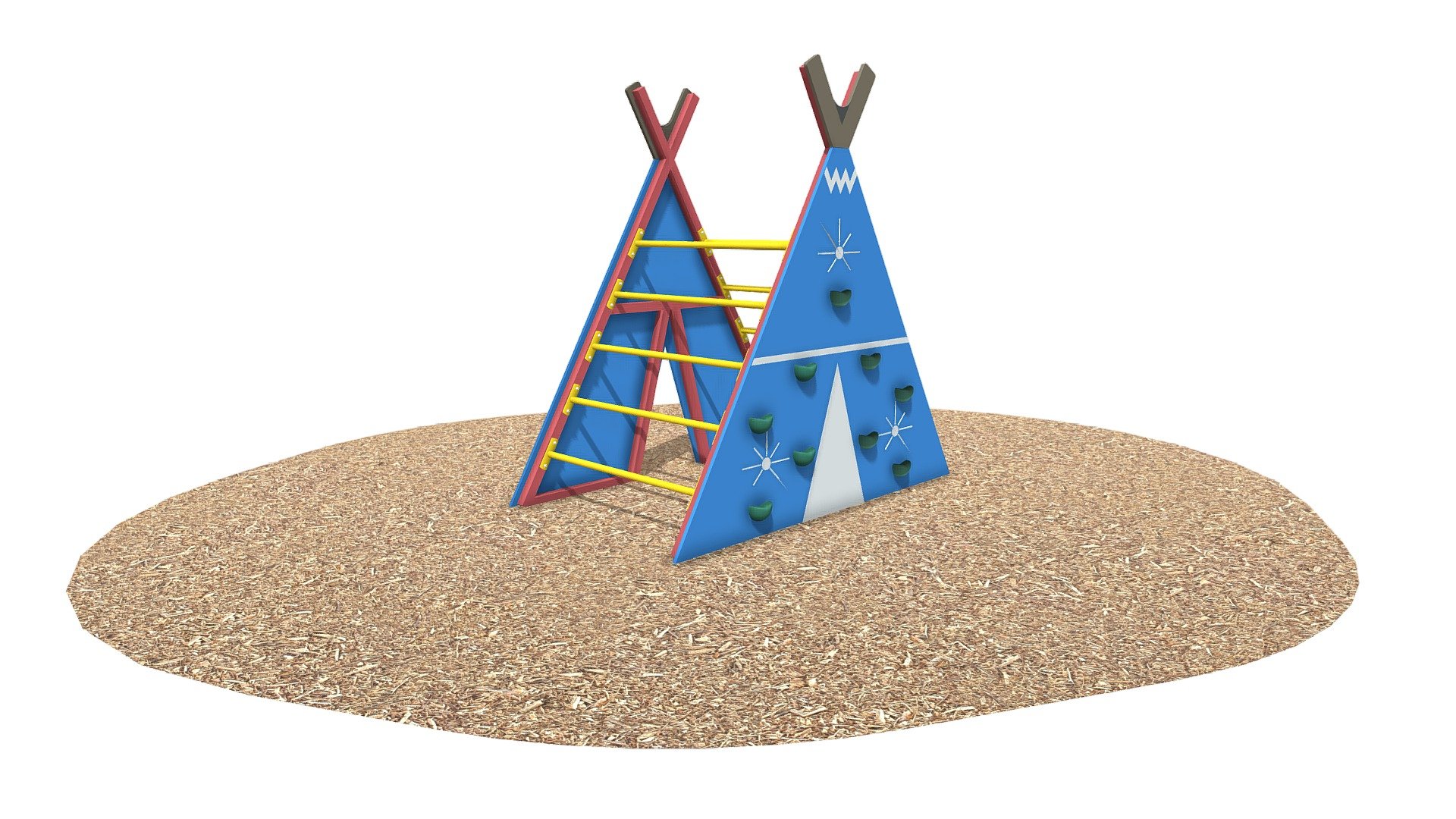 SA-TE096-00 - TEEPEE CLIMBER - 3D model by Henderson Recreation ...