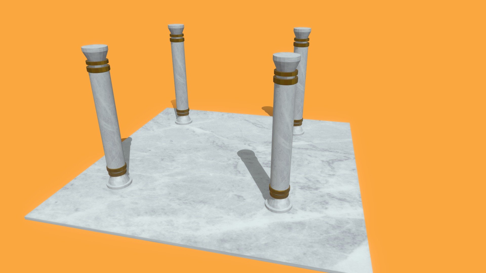 Low Poly Column - 3D model by nathebarros [af67d72] - Sketchfab