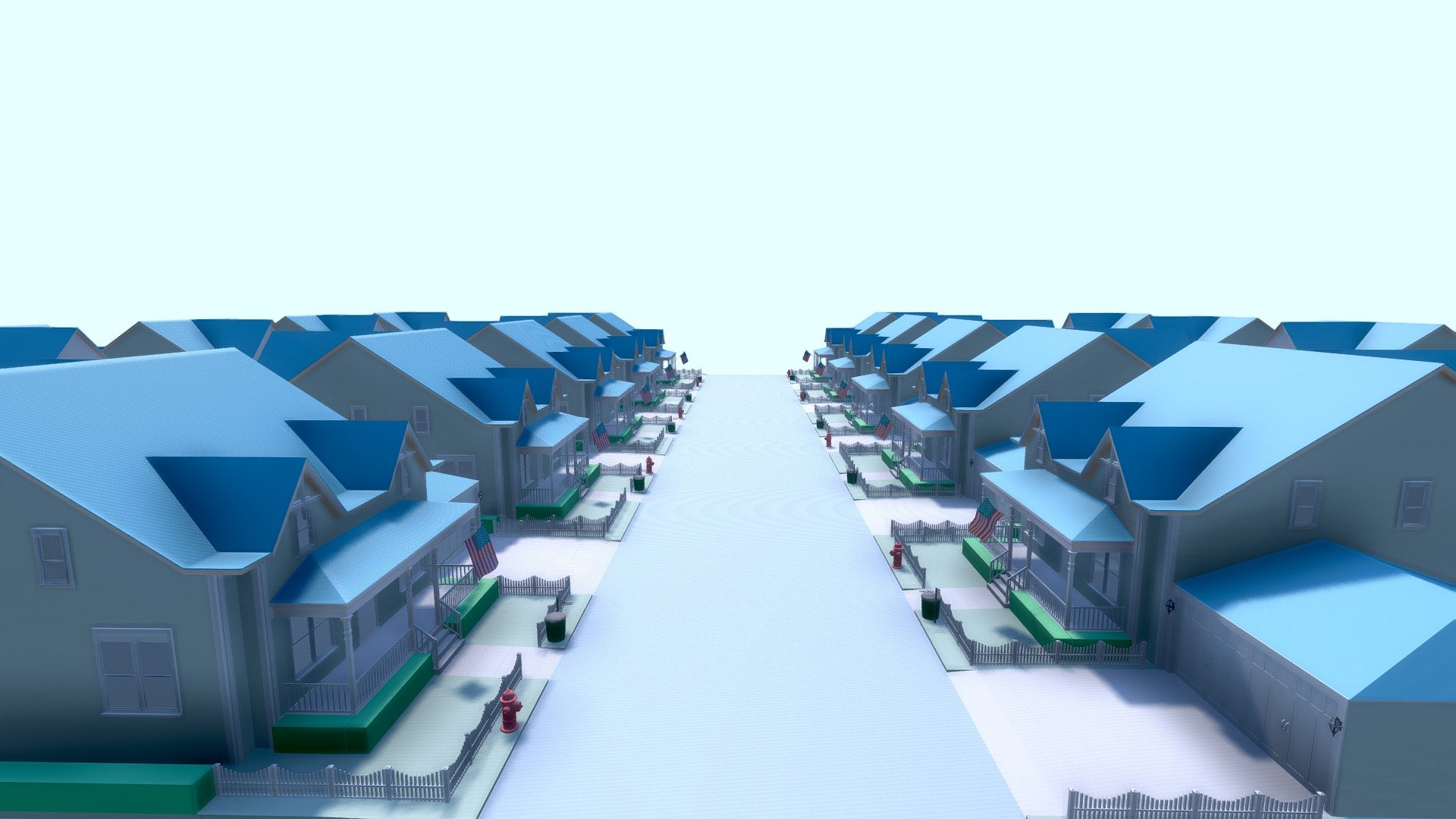 American Suburbs - Buy Royalty Free 3D model by Vlad.Dumitru [af6873b ...