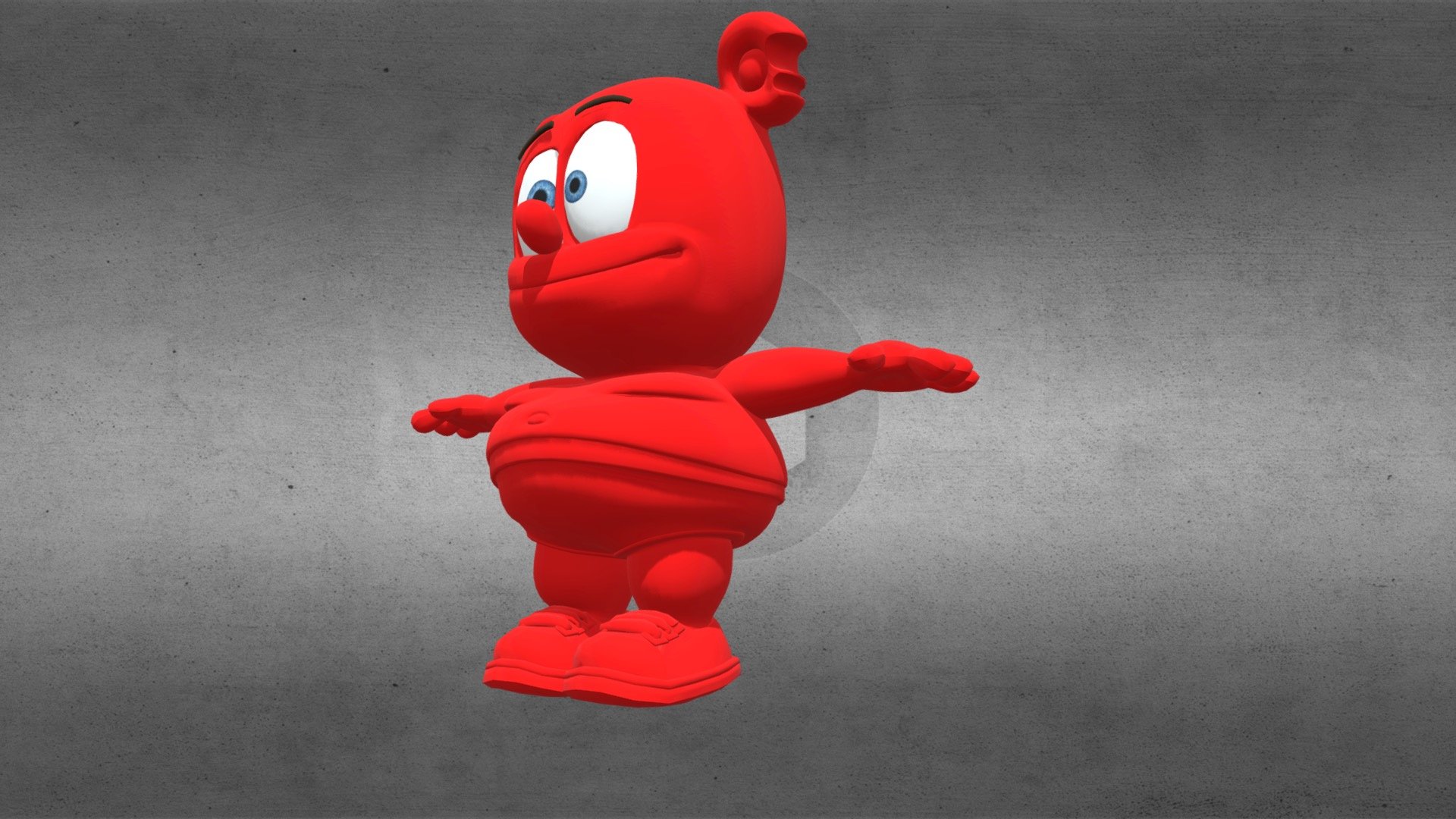 Peter Dodd Red Gummi (My Version) - Download Free 3D model by Videonow ...