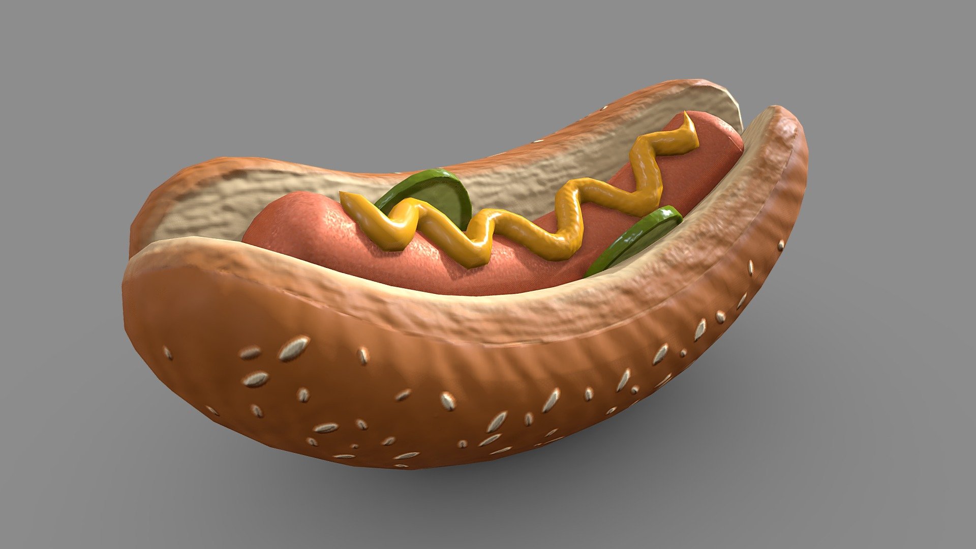 Hot Dog / Hotdog - Download Free 3D model by Simal Mai (@simalmaii ...
