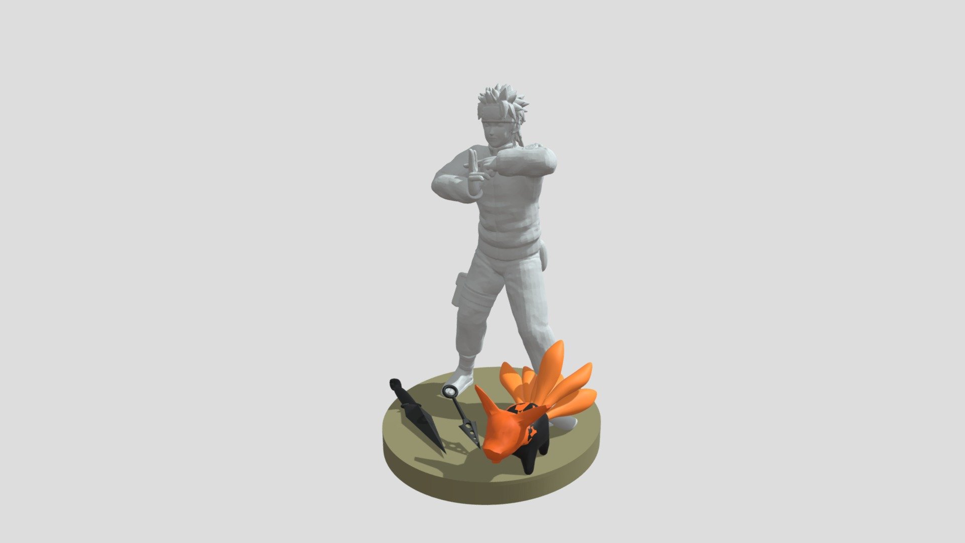 Naruto - 3D model by Estefany_Rosa [af6ce53] - Sketchfab