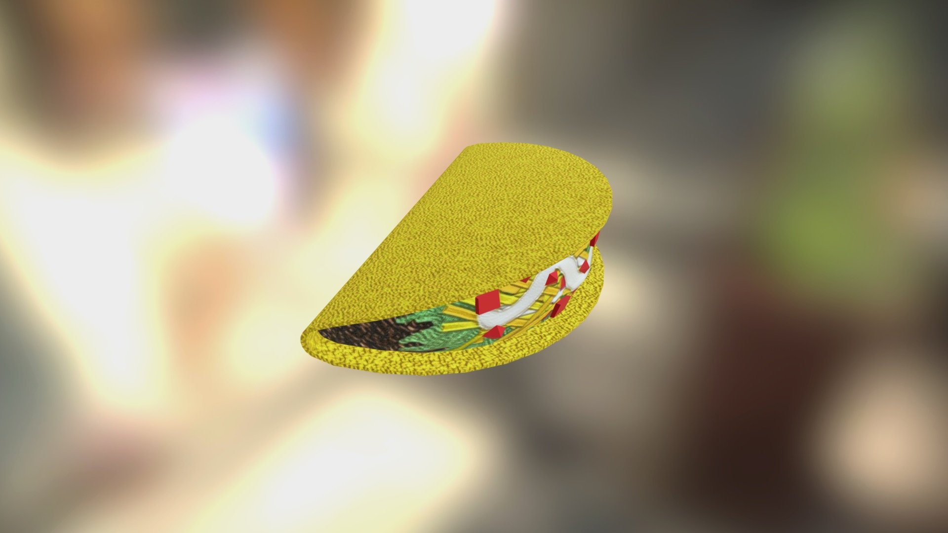 Taco with Normal Map - 3D model by Prof Tanner (@rwt07a) [af6e3cd ...