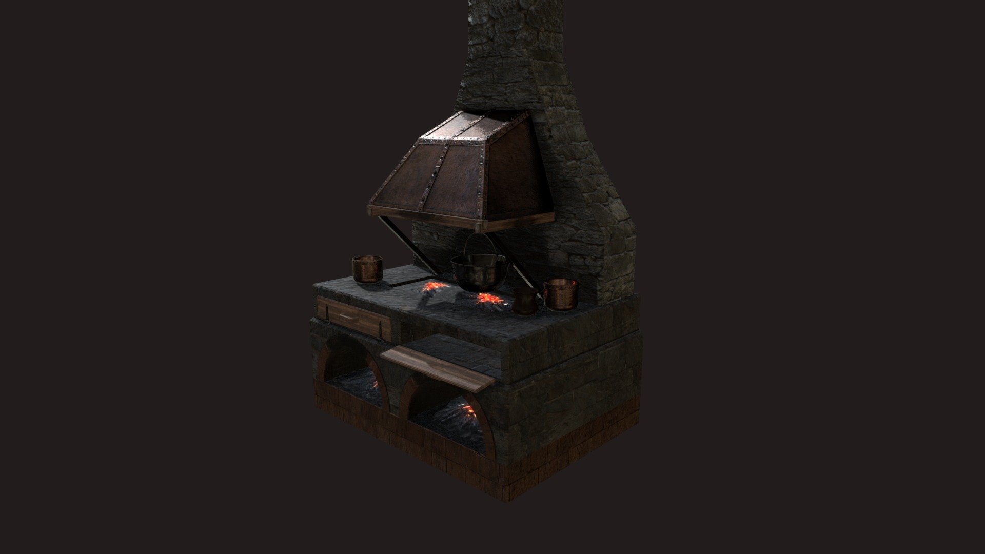 Old Stove - Download Free 3D model by Arkikon (@ragnar) [af6ed17 ...