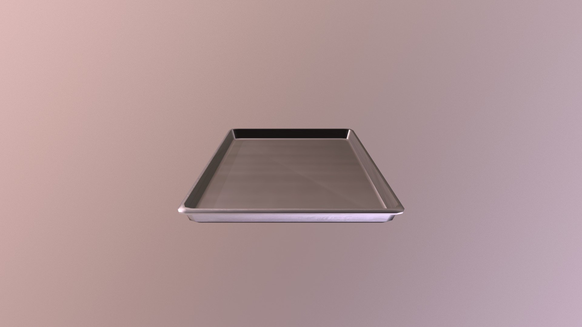 Metal Tray - 3D model by iMMERSiVELY [af6fbe7] - Sketchfab