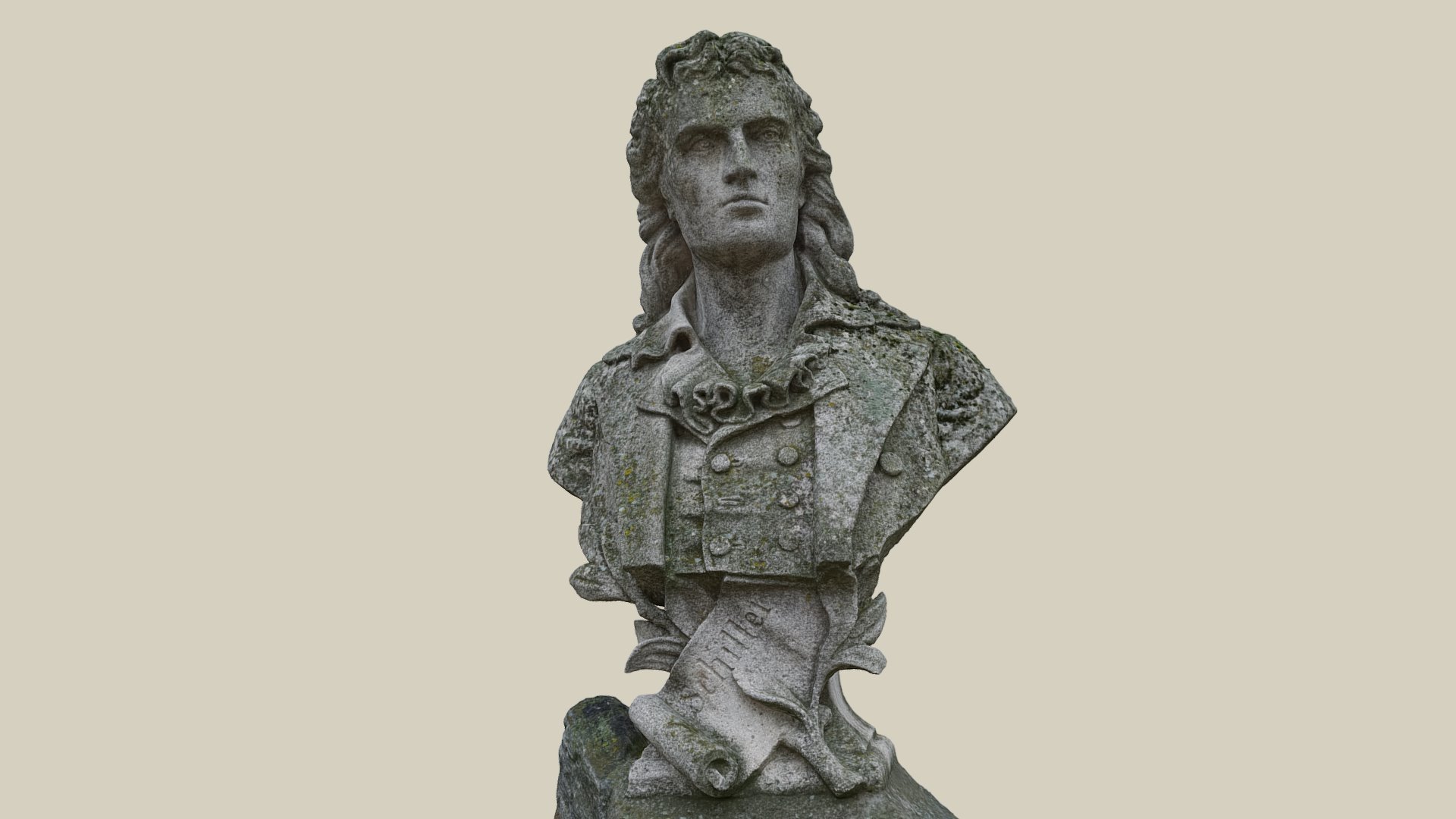 Friedrich Schiller - Download Free 3D model by noe-3d.at (@www.noe-3d ...