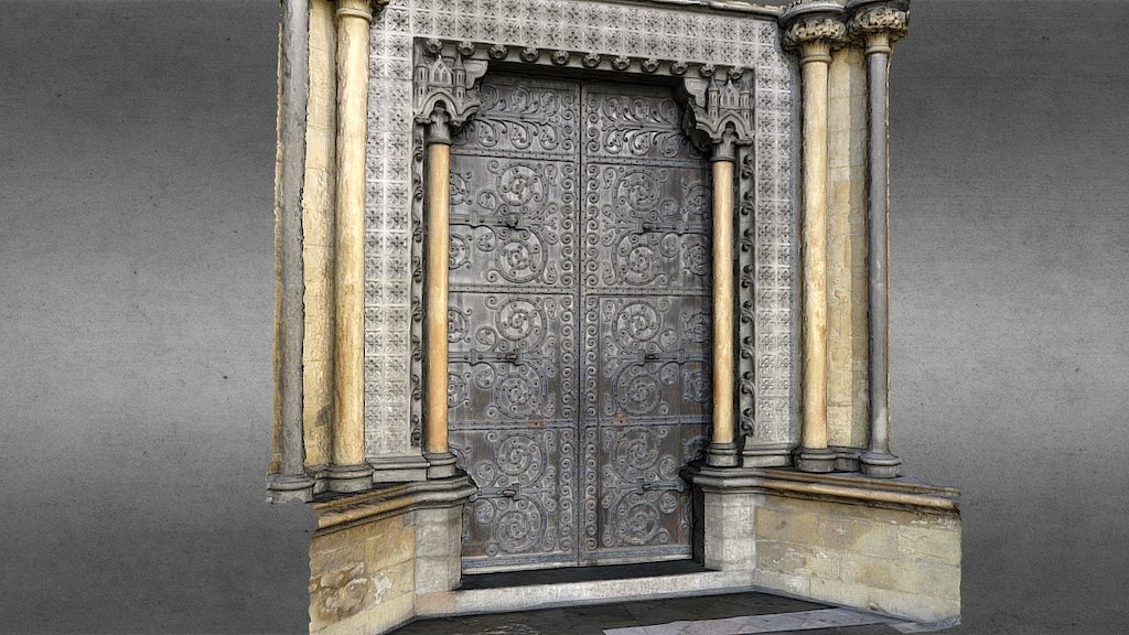Secondary door - Westminster Abbey - Download Free 3D model by noxfcna ...