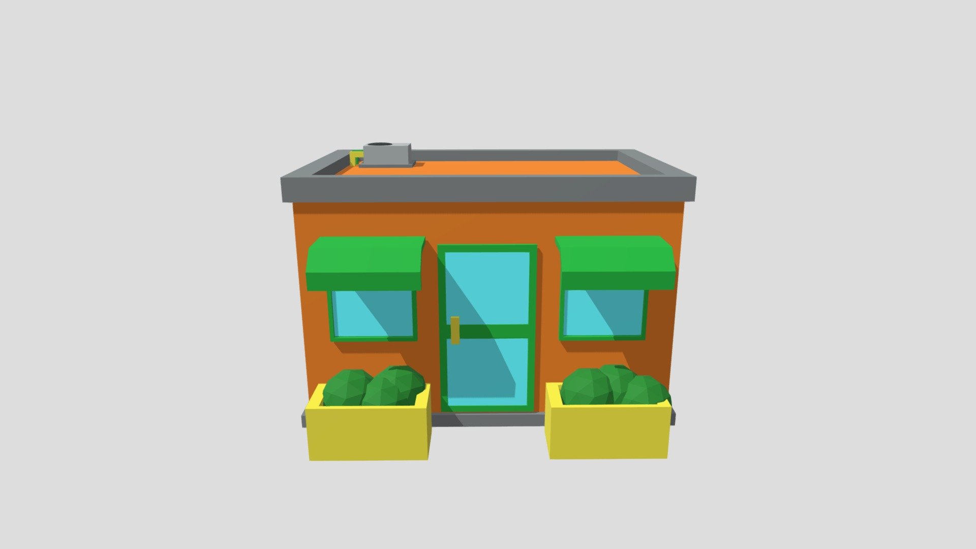 mini-market - Download Free 3D model by volodymyr.hrynchyk [af730bd ...