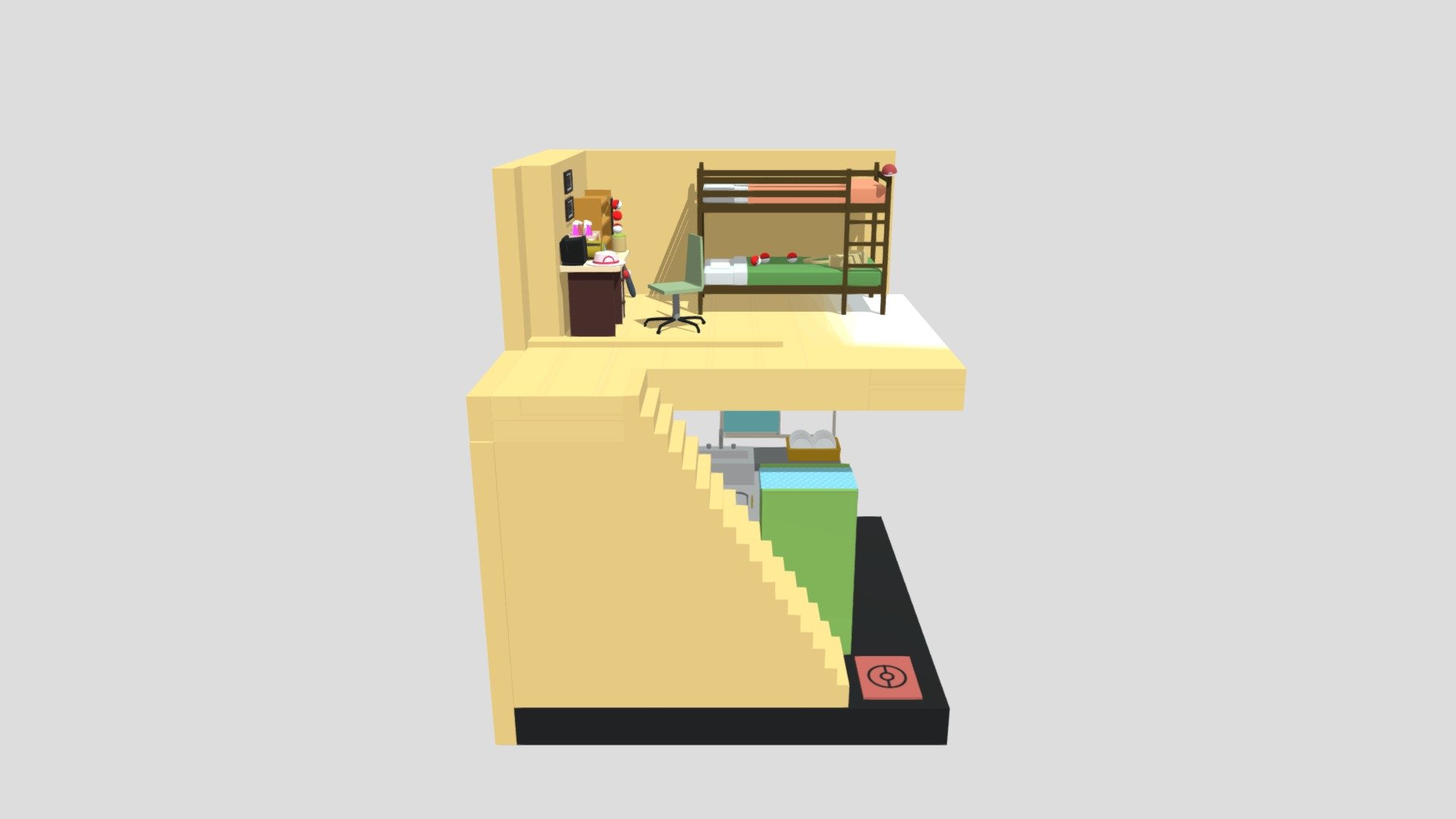 Pokemon house - Download Free 3D model by Aarón Galindo Chavero ...