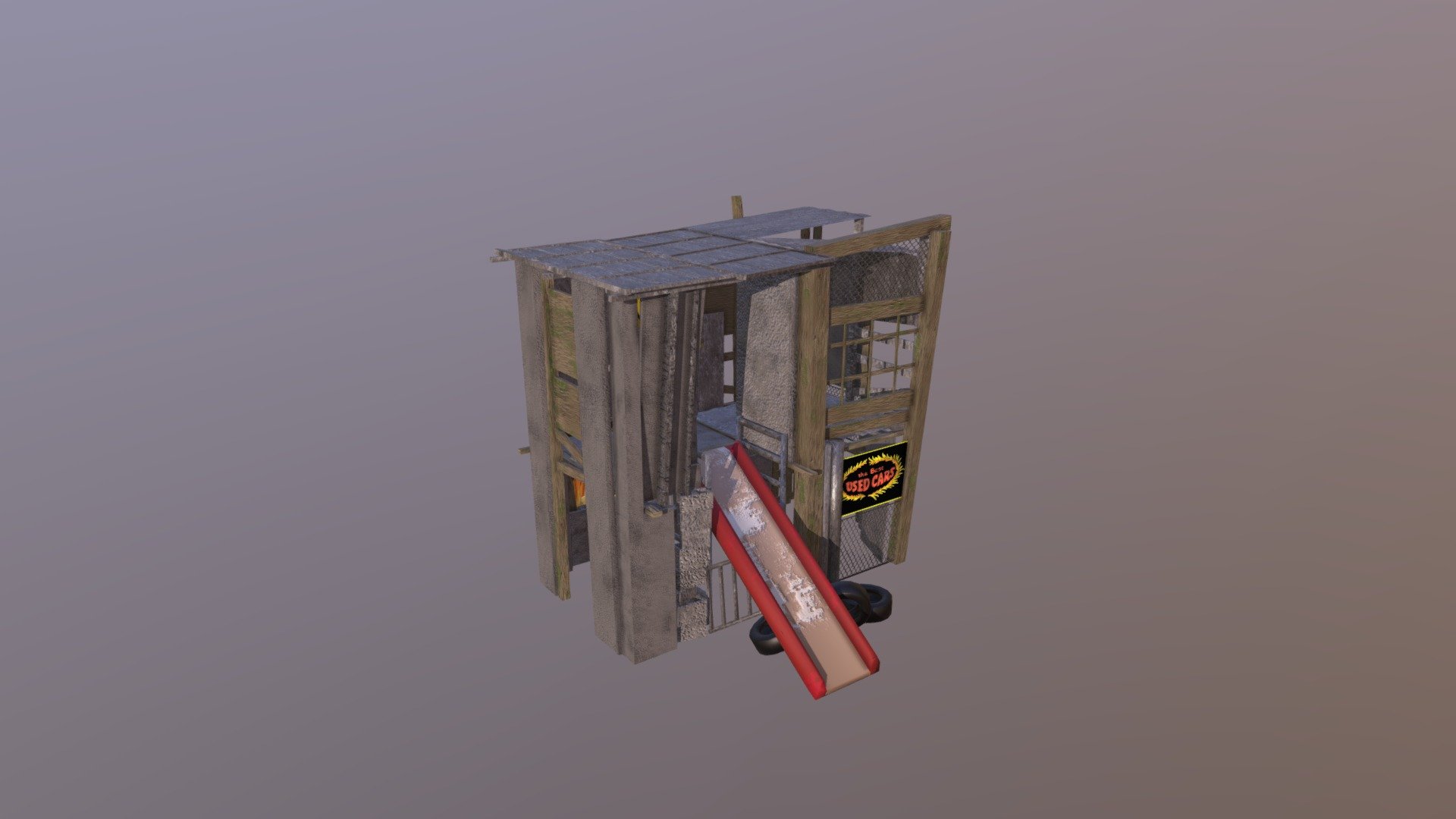 Junk Shack - 3D model by lurkhound (@bullycat) [af75bb1] - Sketchfab
