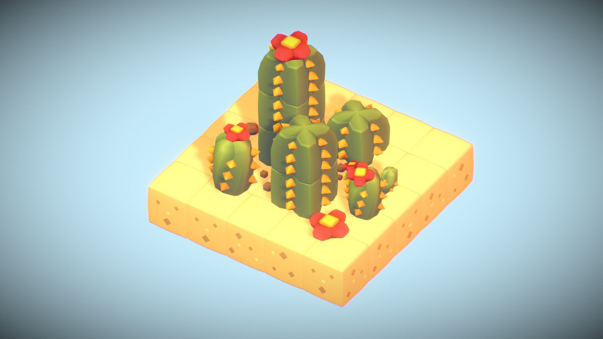 Cube World Sand Block - Proto Series - Buy Royalty Free 3D model by ...