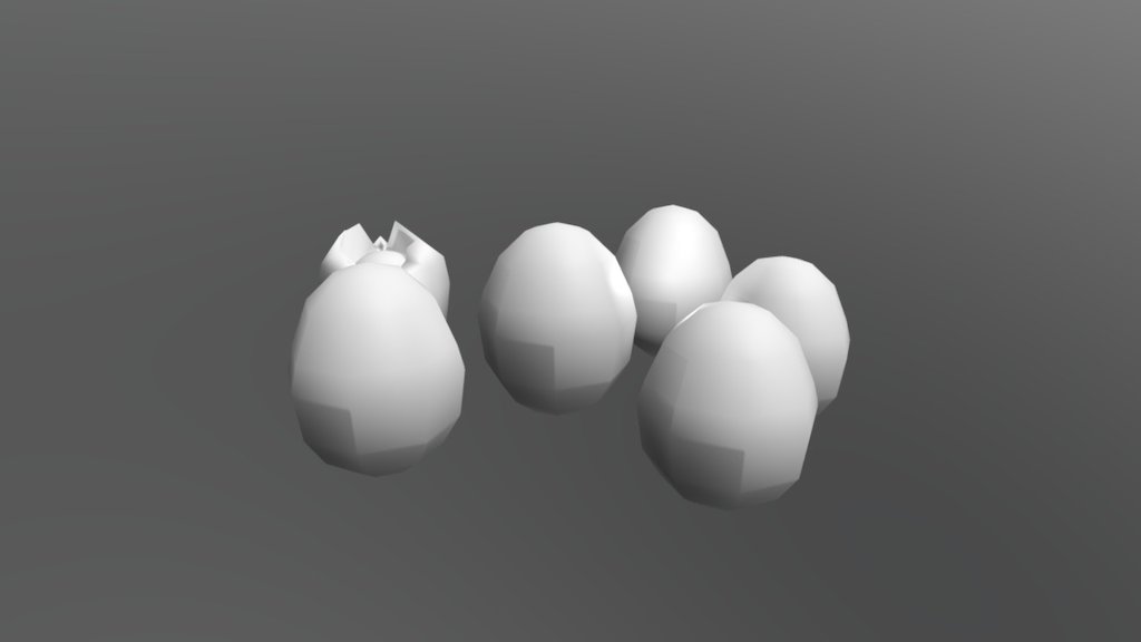 Exeggcute Remake (Pixelmon) - 3D model by Preston B (@prestonbb ...