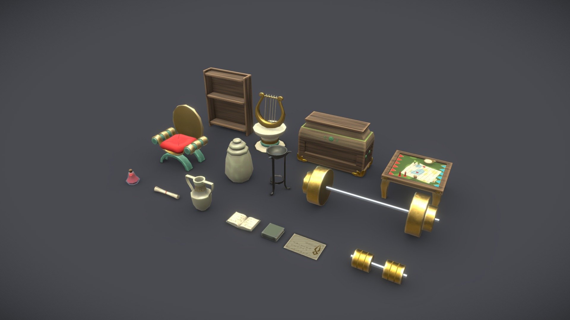 Hades props - 3D model by SimónMT (@SimonMT) [af7aab8] - Sketchfab