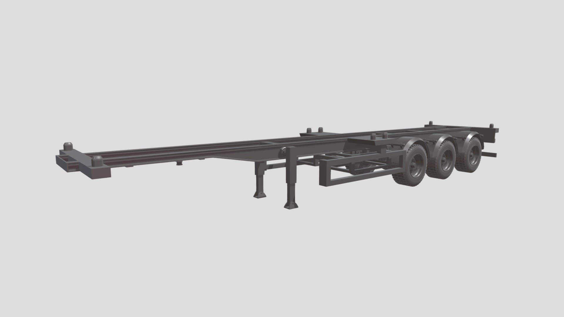 Container trailer - 3D model by Michal888 [af7b135] - Sketchfab