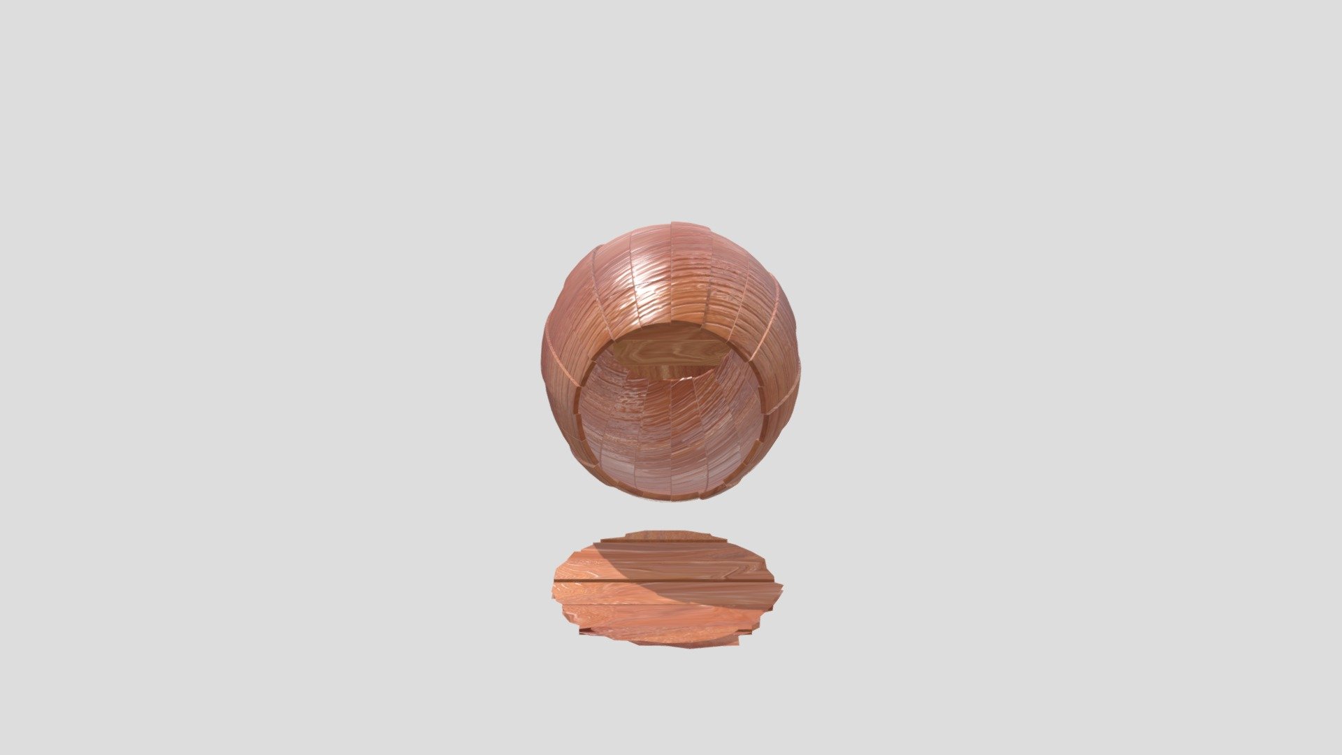 Tipped Barrel - 3D model by Fotell [af7c084] - Sketchfab