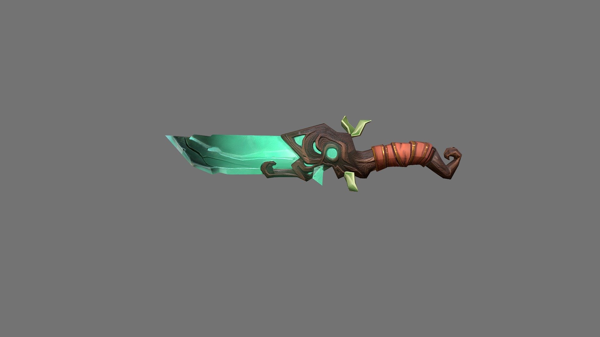 Stylized dagger - Download Free 3D model by 3DK.Duangjai.ka ...