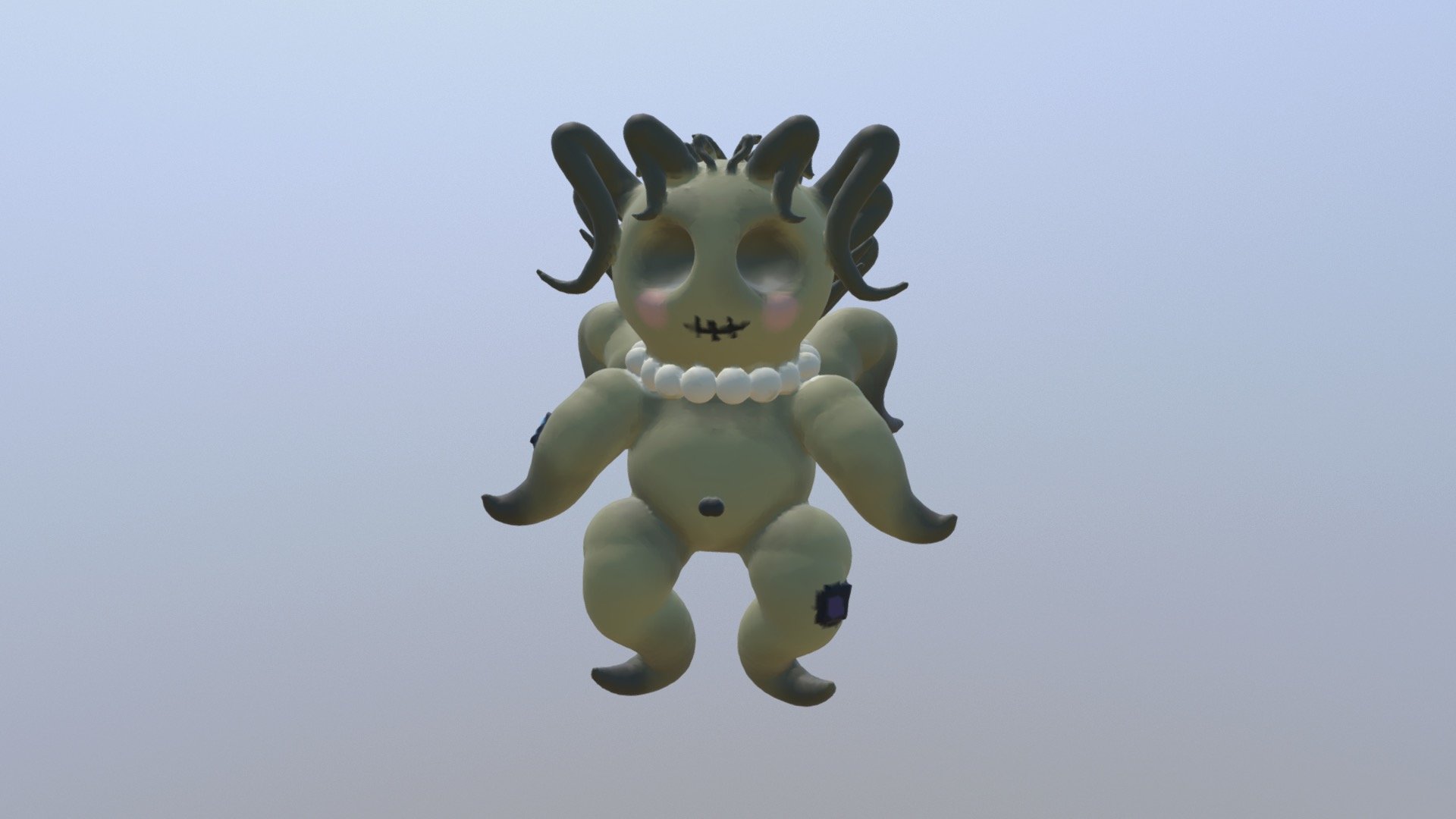 Creepy Doll - 3D model by Camila Centeno (@ccbonnet) [af7e3fd] - Sketchfab