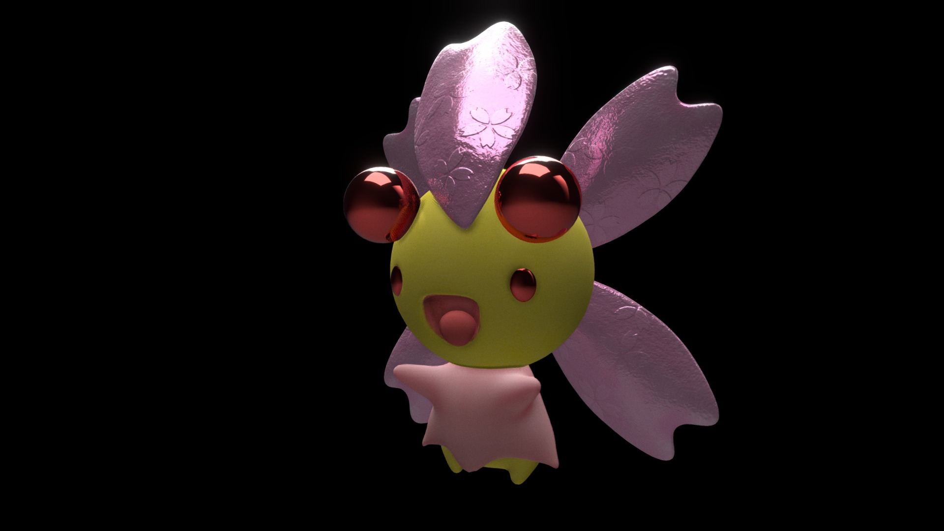 Pokemon-Cherrim - 3D model by Sheng-Chin Chou (@Bu.Ding) [af81215 ...