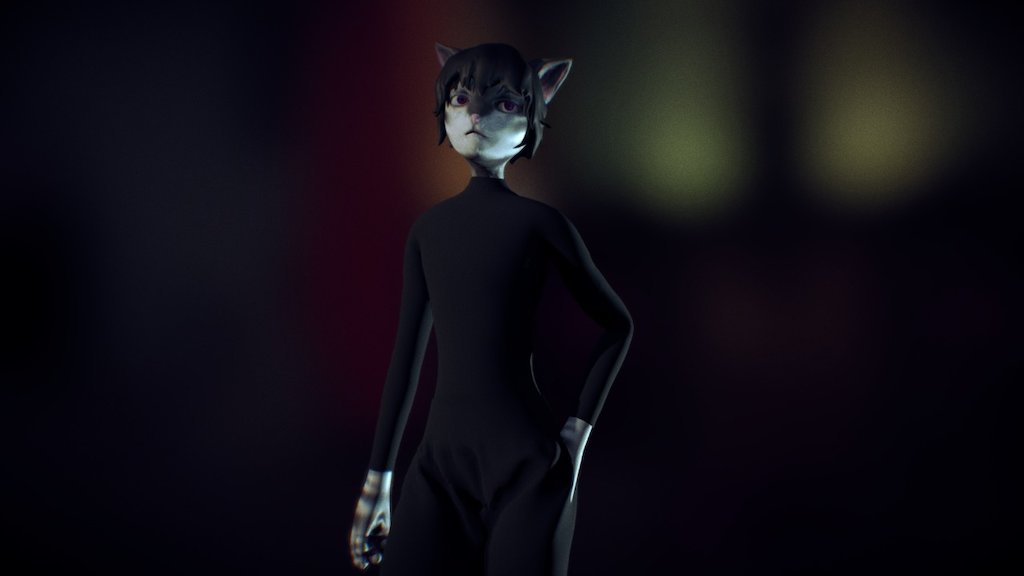 The Cat - 3D model by nelsisabraham [af81ca1] - Sketchfab