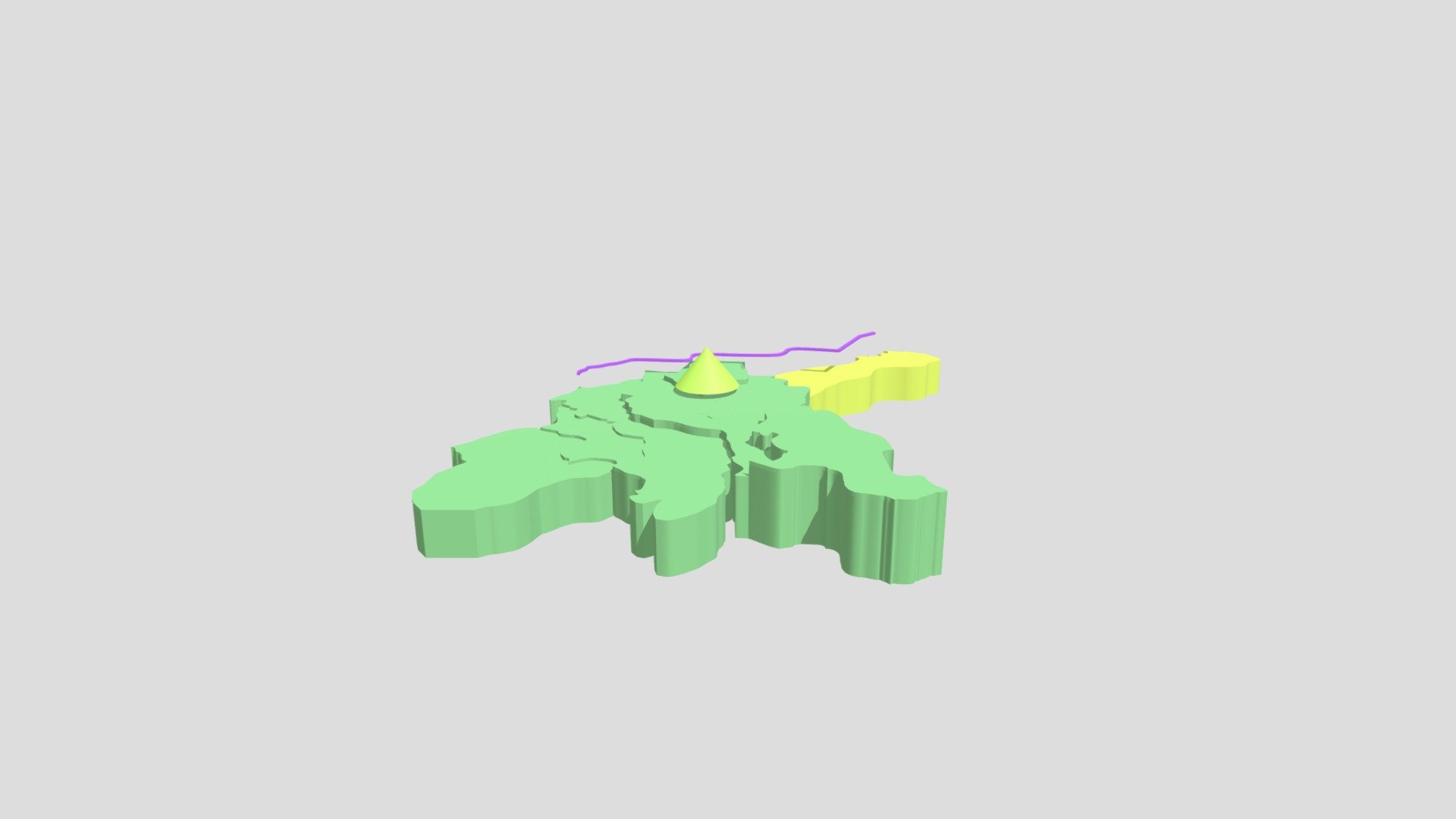 Mapa Colombia 2 - 3D model by calozano [af81cae] - Sketchfab