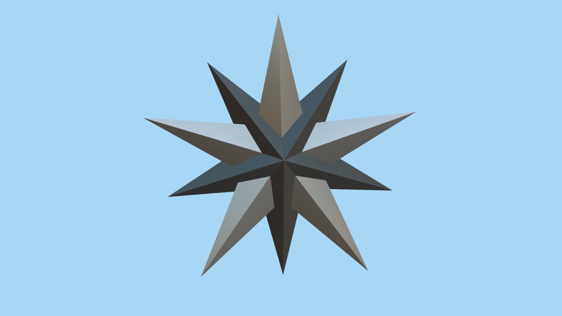 Second Stellation of Rhombic Icosahedron - Download Free 3D model by ...