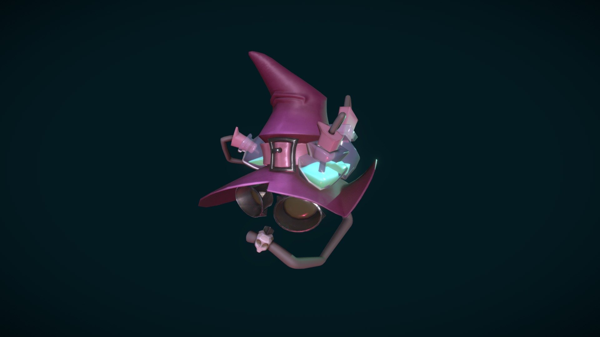 The potion Wizard's hat - 3D model by Liam Van de Wouwer (@Updelta ...