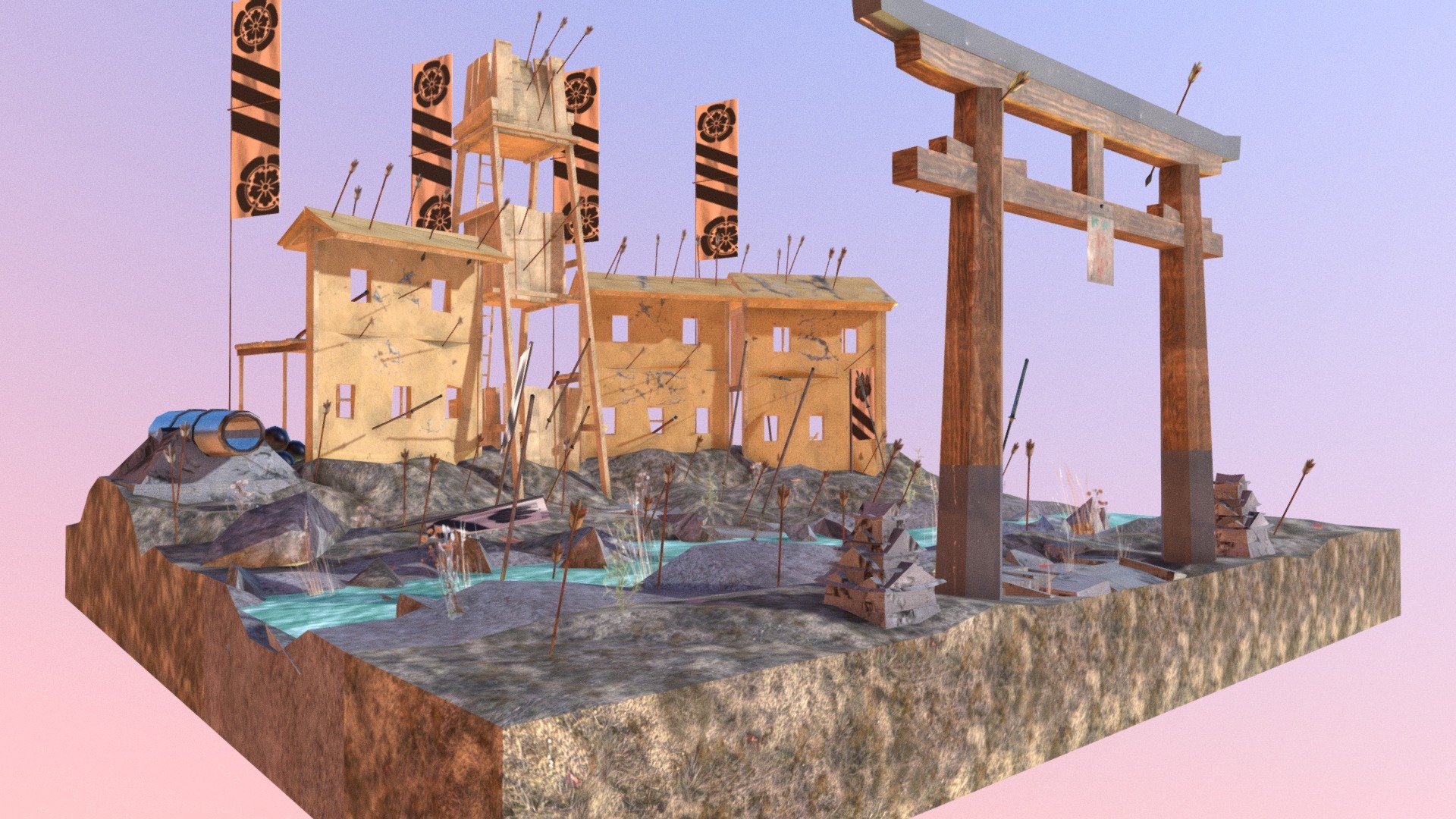 Battlefield 05 - Download Free 3D model by KarstTerrain [af859f0 ...