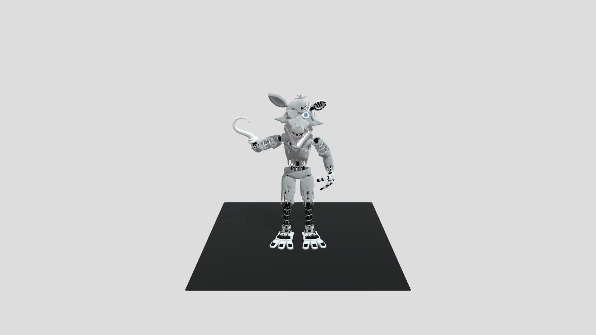 Withered Foxy - Download Free 3D model by mmaryfernandez38 [af85a7f ...