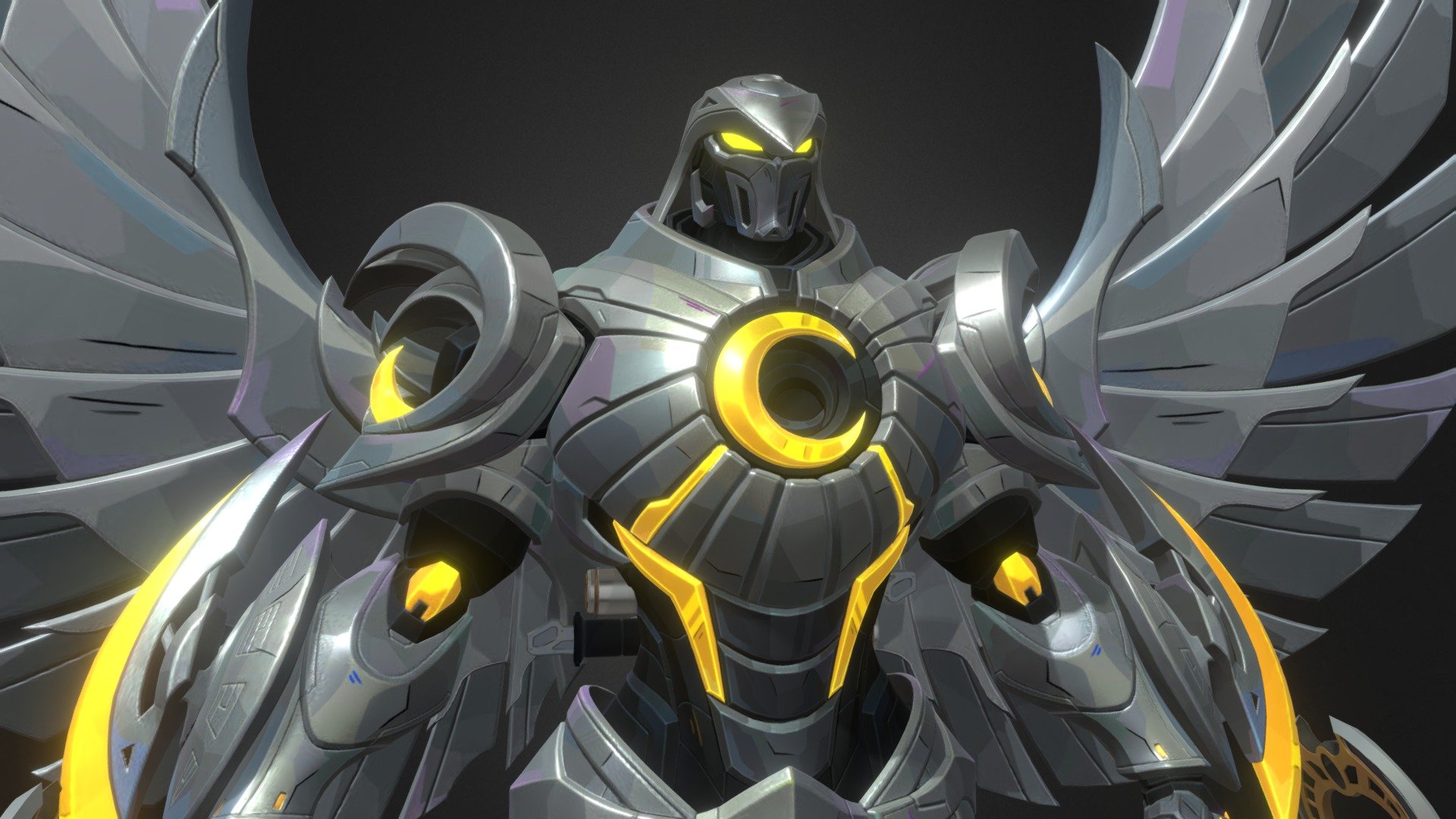 Moon Knight Mecha Marvel Rivals - Download Free 3D model by ...