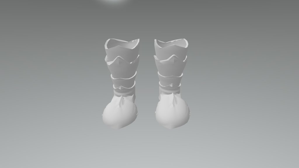 Medieval Knight's Boots - Hard Prop Model - 3D model by sadeadeyemi ...