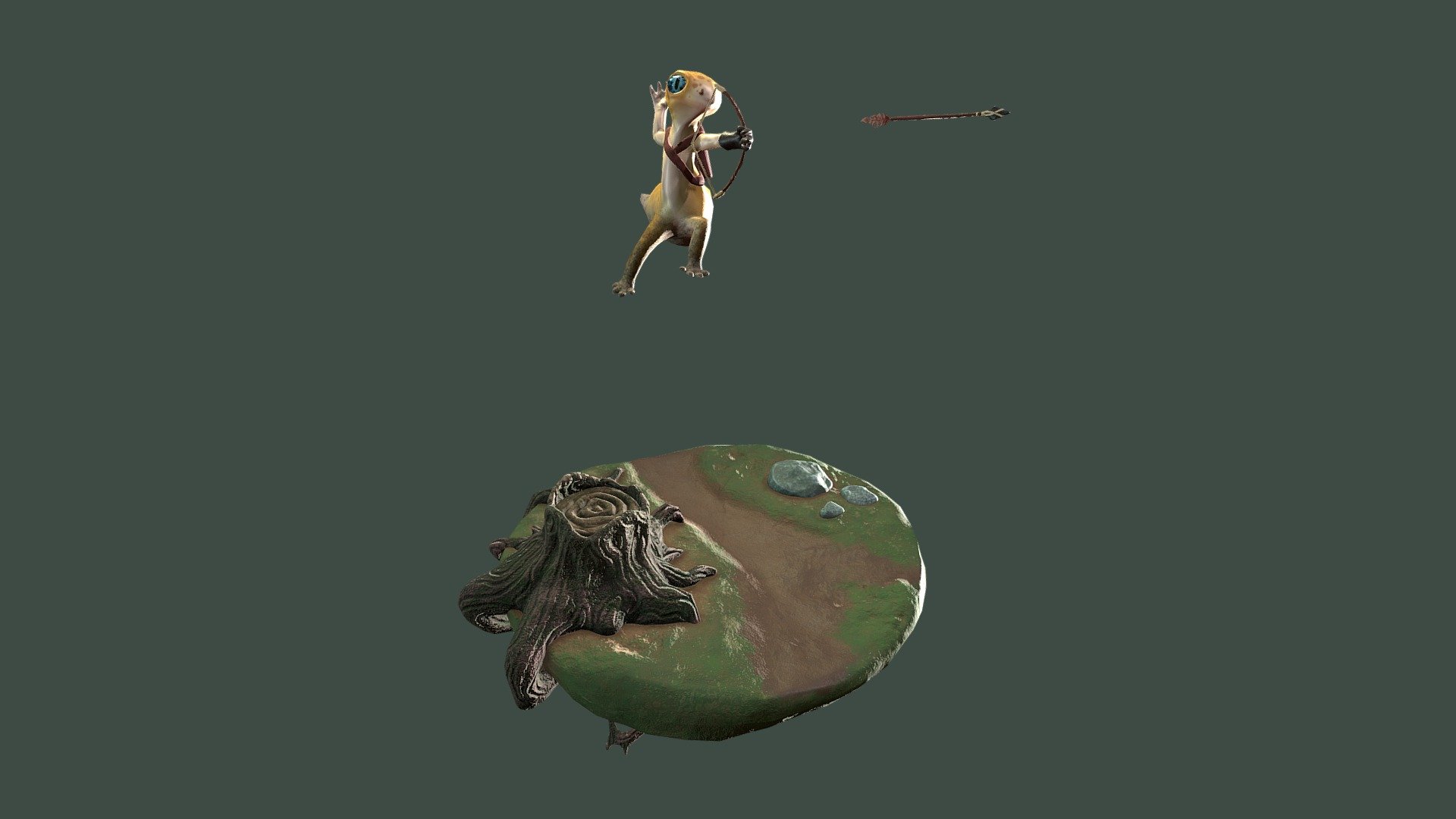 Leopard Gecko Archer - 3D model by JoaquinG [af89a2f] - Sketchfab
