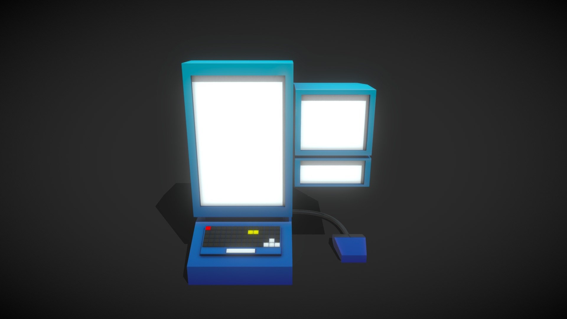Low Poly Stylized Computer - Download Free 3D model by another 3d ...