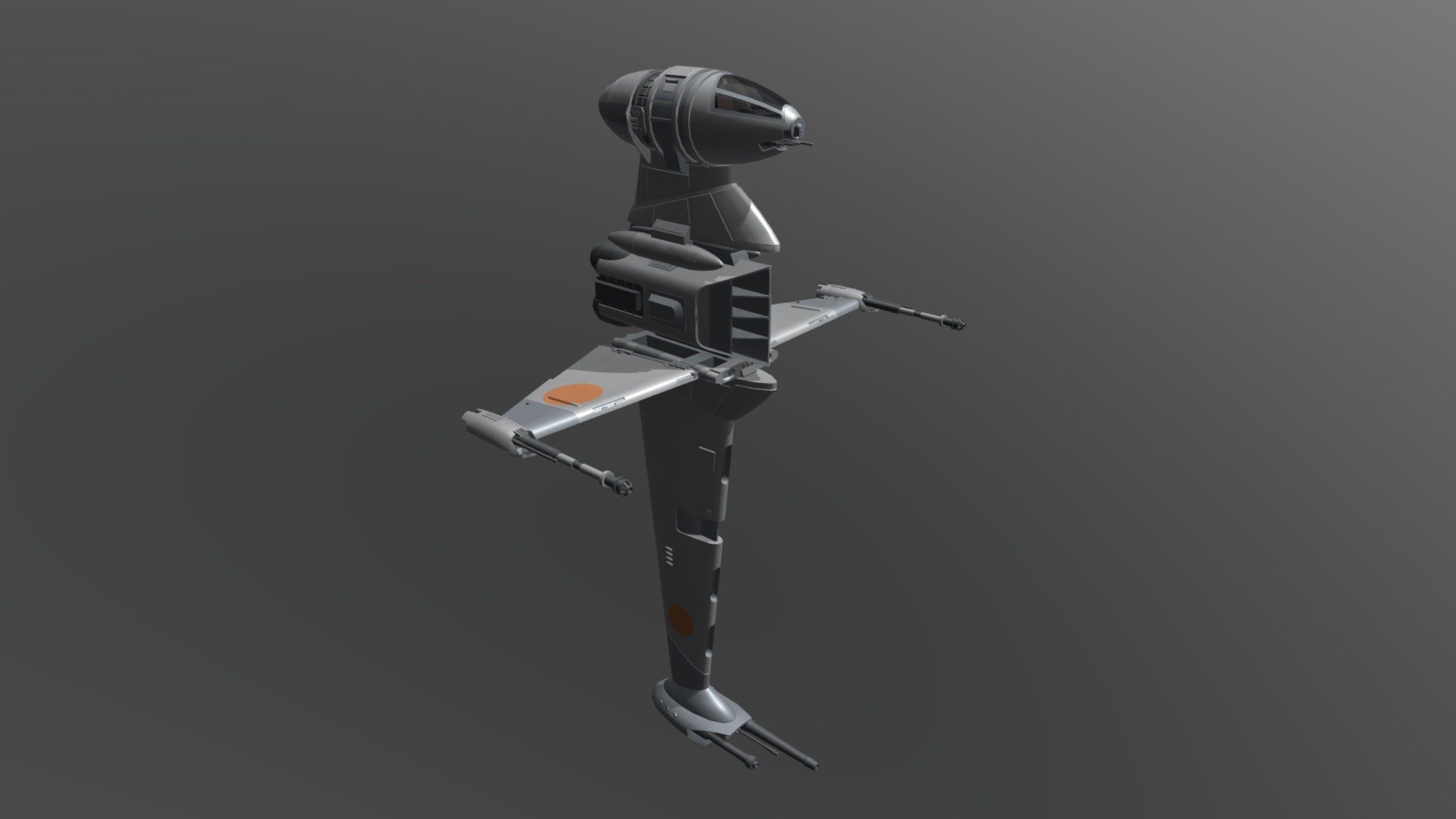 A/SF-01 B-wing starfighter - Download Free 3D model by DrEgguin ...