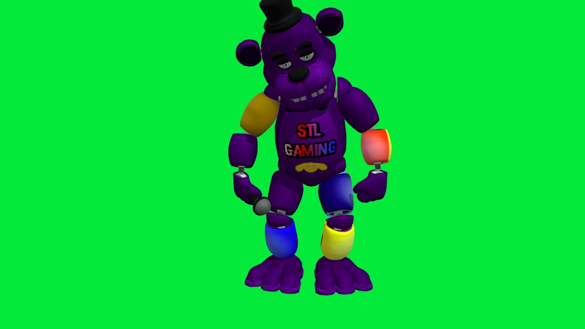 Fnaf-ar-freddy-fazbear-broken - Download Free 3D model by tkbarr327 ...