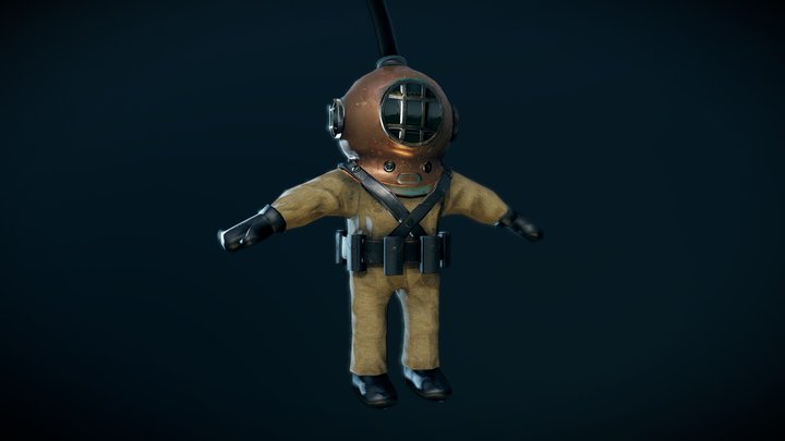 Scuba-diver 3D models - Sketchfab