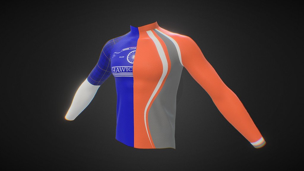Jersey model with normal map - 3D model by Sean Yu DJCAD (@syu_djcad ...