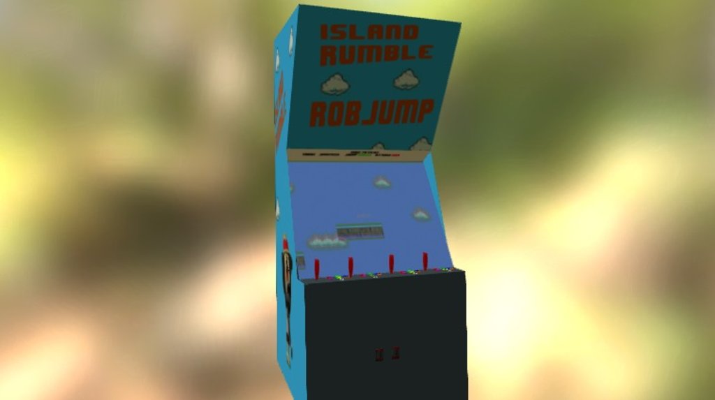 Arcade Machine SF - 3D model by megabassx0 [af8f5e0] - Sketchfab