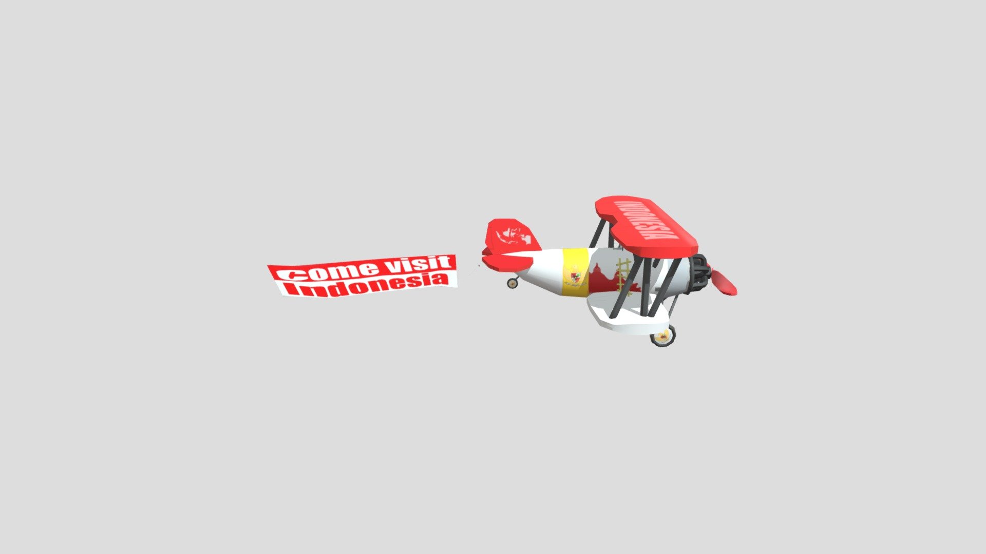 Indonesian plane beta texture - 3D model by LucasMvanPolen [af8f896 ...