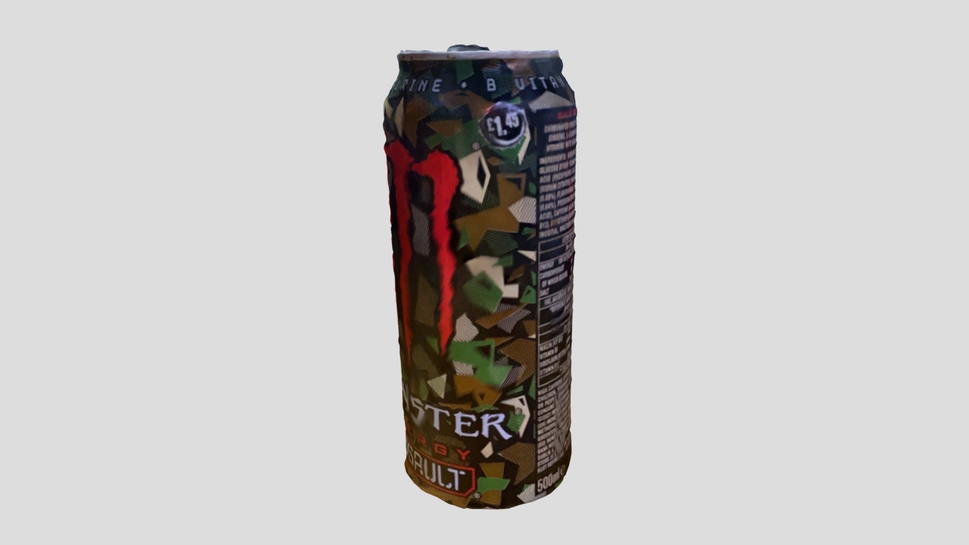 monster can - Download Free 3D model by louisberg [af90f12] - Sketchfab