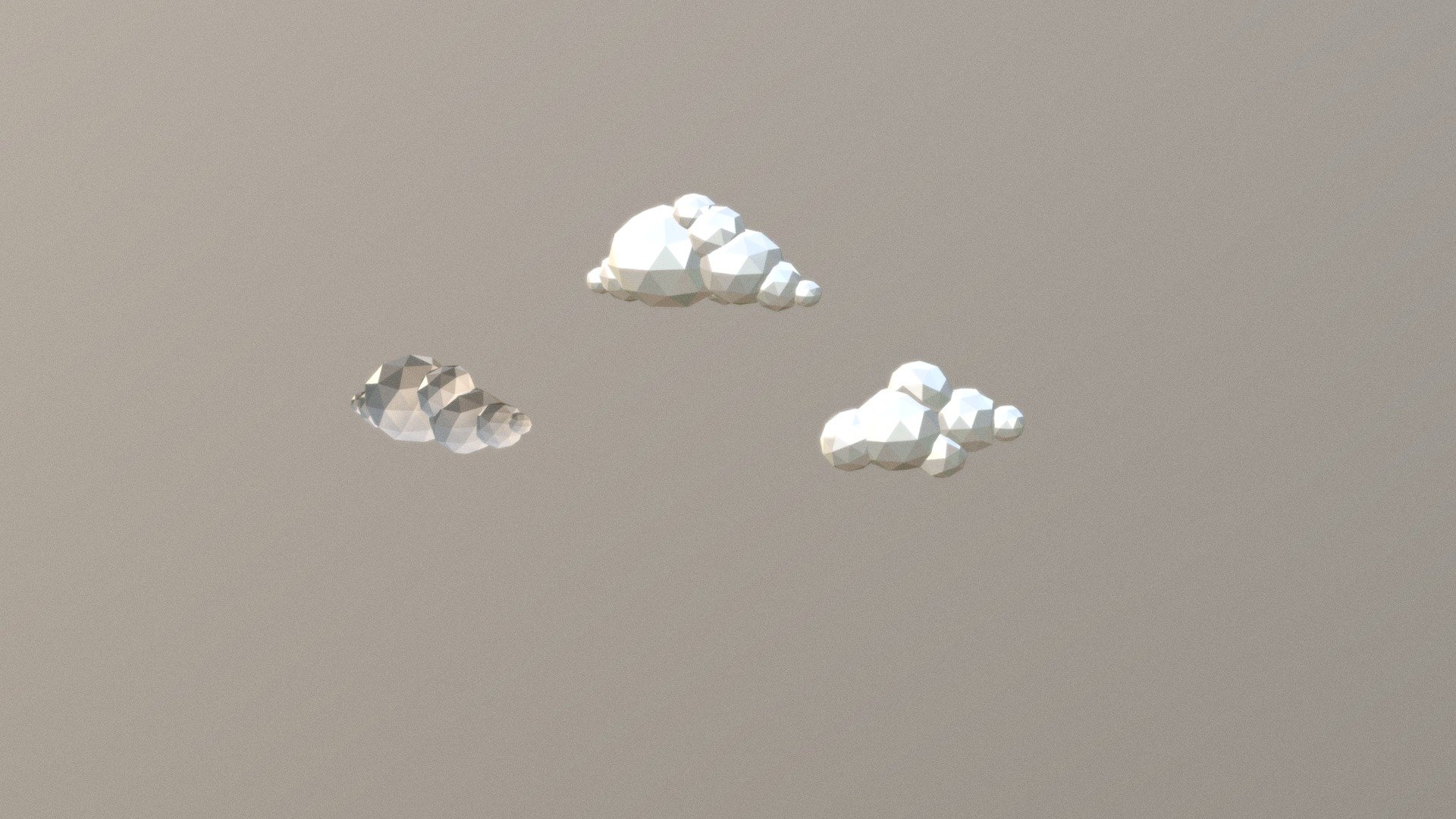 Clouds Model - 3D model by bekiwoo [af92cc4] - Sketchfab